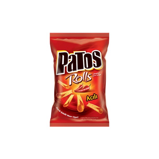 Patos Rolls Acı Biber Aromalı Çeşnili Mısır Cipsi 109 G Fiyatı