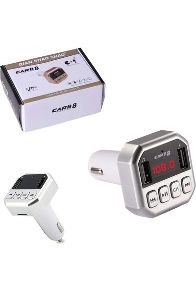 Car Carb8 Fm Transmıtter Modülatör Şarjlı Bluetooth Usb/sdcarb-8 Car Carb8 Fm Transmıtter Modülatör Şarjlı Bluetooth Usb/sdcarb-8