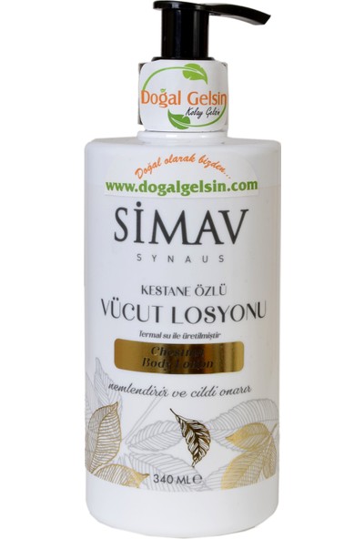 Simav Kestane Özlü Vücut Losyonu (Termal Sulu) - 340 ml
