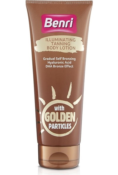 Benri Parıltılı Bronzlaştırıcı Vücut Losyonu 150 ml Benri Parıltılı Bronzlaştırıcı Vücut Losyonu 150 ml