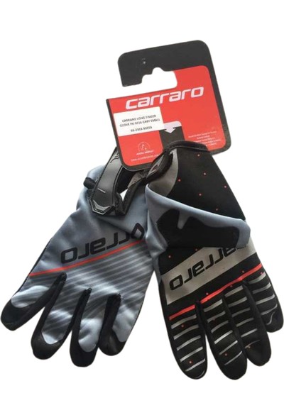 Carraro Uzun Parmak Eldiven Siyah Medıum- PK-3016 Carraro Uzun Parmak Eldiven Siyah Medıum- PK-3016