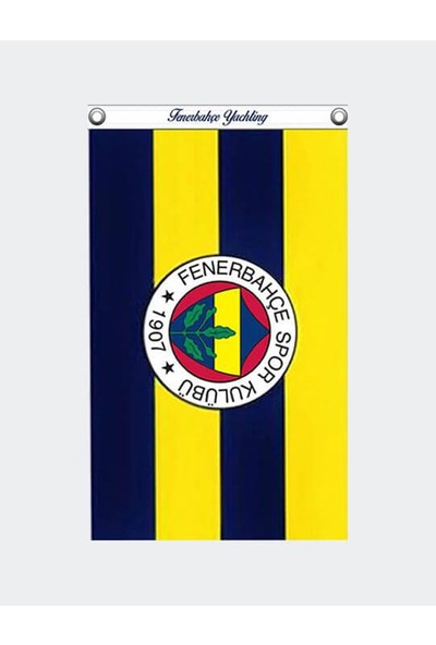 Fenerbahçe 40 x 60 cm Fb Çubuklu Dörtgen Tekne Bayrak