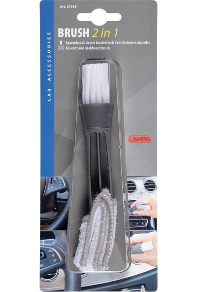 Lampa 2in1 Havalandırma ve Gösterge Paneli Detay Temizlik Fırçası 37339 Lampa 2in1 Havalandırma ve Gösterge Paneli Detay Temizlik Fırçası 37339