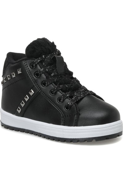 Pelli 2pr Siyah Kız Çocuk High Sneaker