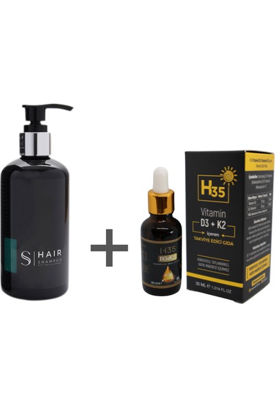 S Clinic S Hair Şampuan + H35 D3k2 Vitamini