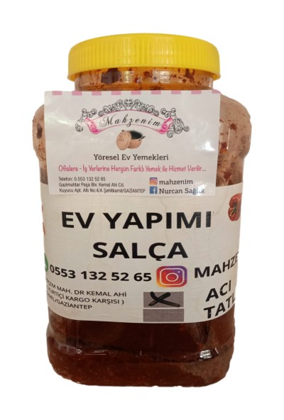 Mahzenim Ev Yapımı Acı Biber Salçası Mahzenim Ev Yapımı Acı Biber Salçası
