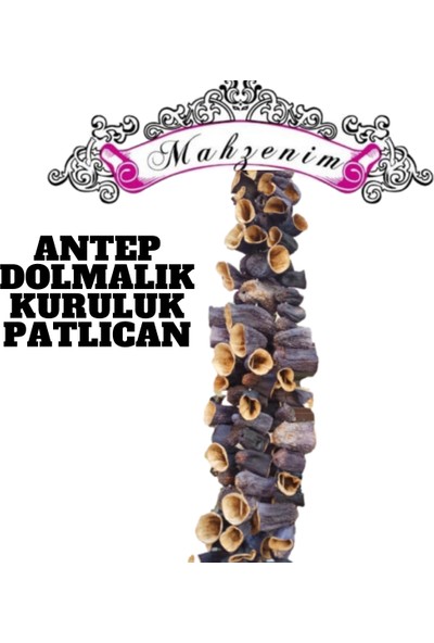 Mahzenim Kuruluk Patlıcan 50 Adet Mahzenim Kuruluk Patlıcan 50 Adet