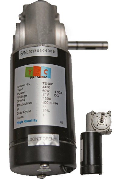 Tzc Premium Asansör Kapı Motoru 60W/100PULSE Tzc Premium Asansör Kapı Motoru 60W/100PULSE
