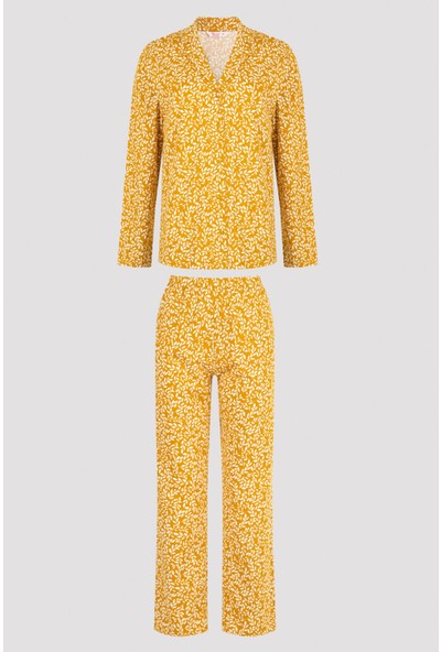 Penti Base Make It Leafy Gömlek Pantolon Pijama Takımı