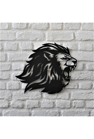 Özba Aslan Ahşap Duvar Dekoru Özba Aslan Ahşap Duvar Dekoru