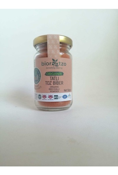 Biorootzo Organik Tatlı Toz Biber 50 G