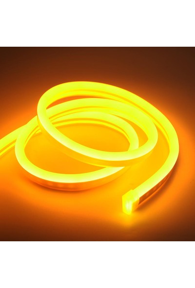 Honey Concept 12 Volt Amber Neon LED Işık Esnek Silikonlu Neon Şerit LED 5 Metre Honey Concept 12 Volt Amber Neon LED Işık Esnek Silikonlu Neon Şerit LED 5 Metre