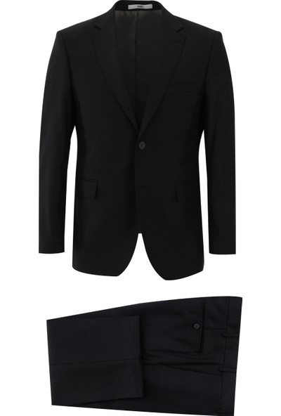 Kiğılı Slim Fit Klasik Kuşgözü Takım Elbise