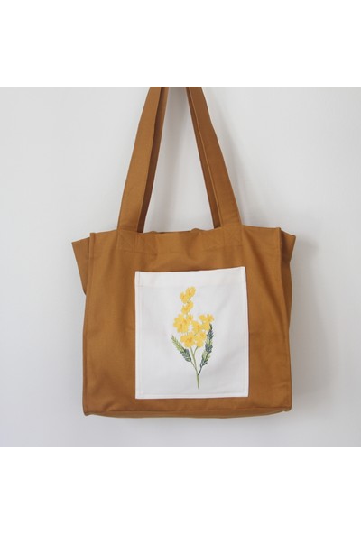 Persona Botanica - Mimoza Nakışlı Çanta Persona Botanica - Mimoza Nakışlı Çanta