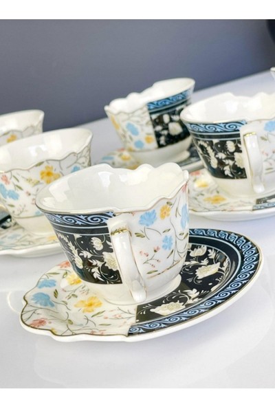 Welance Lüx Porselen Nostalgia 6'lı Fincan Takımı Welance Lüx Porselen Nostalgia 6'lı Fincan Takımı