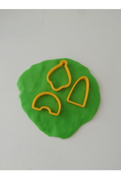 3'lü Polimer Kil Kalıp Seti | Clay Kesici | Polimer Kil Cutter