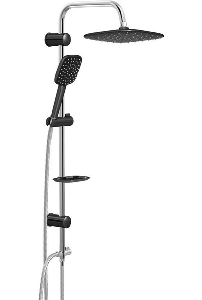 Oliva Nero Banyo Rain Quadro Black Siyah Tepe Duş Takımı Seti Oliva Nero Banyo Rain Quadro Black Siyah Tepe Duş Takımı Seti