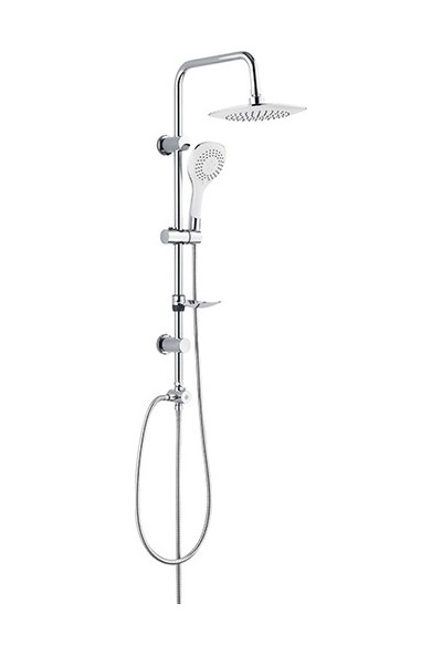 Ayla Stand Banyo Rain Quadro White Beyaz Tepe Duş Takımı Seti Ayla Stand Banyo Rain Quadro White Beyaz Tepe Duş Takımı Seti