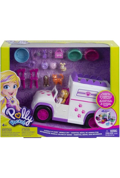 Polly Pocket Mobil Veteriner Polly Pocket Mobil Veteriner