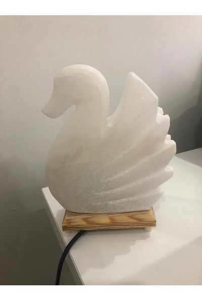 LC Salt Beyaz Doğal Kaya Tuz Lambası(Kuğu Model) LC Salt Beyaz Doğal Kaya Tuz Lambası(Kuğu Model)