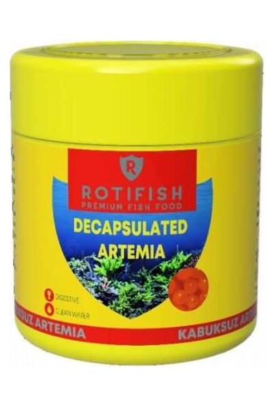 Rotifish Kabuksuz Artemia 15 G Yavru Balık Yemi Rotifish Kabuksuz Artemia 15 G Yavru Balık Yemi