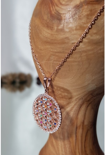 Tuna Lina Yaşam Çiçeği Kolye