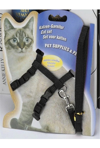 Gezeroğlu Petshop grezeroğlu Petshop Kedi gröğüs Tasması ve grezdirme Seti (Yeni) Tüm Renkler