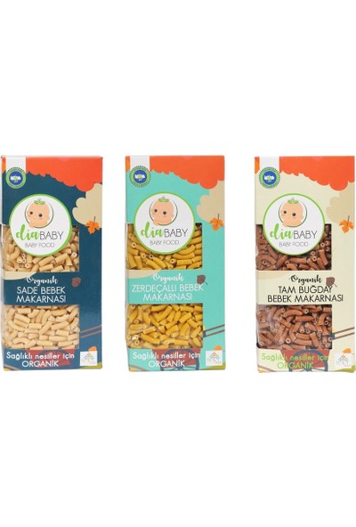 Dia Baby Bebek Makarna Seti 3 x 400 gr Dia Baby Bebek Makarna Seti 3 x 400 gr