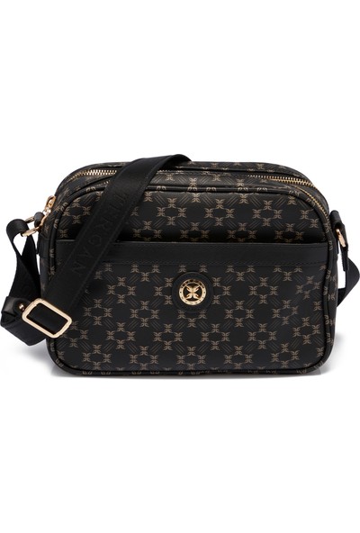 Tergan Siyah Kadın Print Çanta 09092T0E