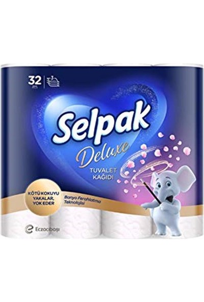 Selpak Deluxe Refresh Tuvalet Kağıdı 32'li