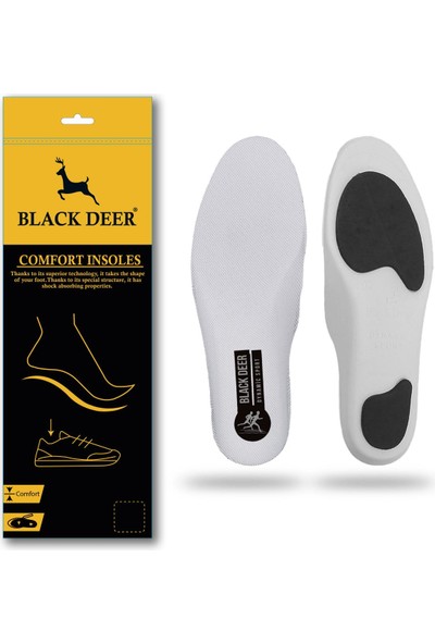 Black Deer Dynamic Sport Beyaz Ayakkabı Iç Tabanlık Black Deer Dynamic Sport Beyaz Ayakkabı Iç Tabanlık