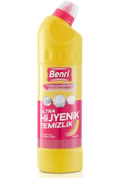 Benri Yoğun Çamaşır Suyu 750 ml Benri Yoğun Çamaşır Suyu 750 ml