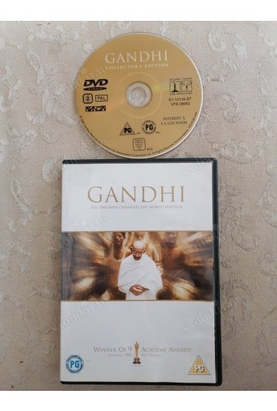 Plakperest Gandhı - Collector’s Edıtıon - Bir Rıchard Attenborough Filmi 183 Dakika DVD Film - Yurtdışı Basım Türkçe Altyazı Vardır Plakperest Gandhı - Collector’s Edıtıon - Bir Rıchard Attenborough Filmi 183 Dakika DVD Film - Yurtdışı Basım Türkçe Altyazı Vardır
