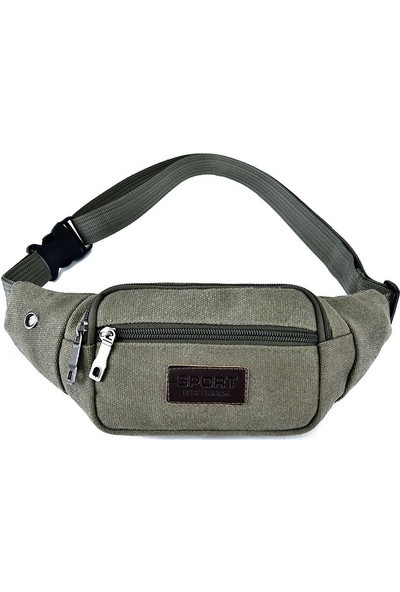 Shenzhen Xin Xin Shenzhen Xin Xin Günlük Kanvas Göğüs Çantası - Yeşil - Yeşil (Yurt Dışından)