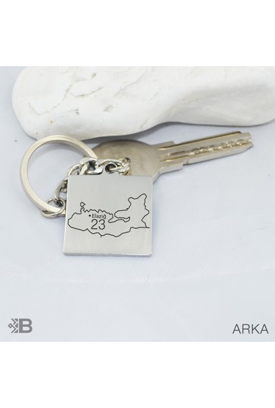 Bayzade Elazığ 23 Kare Çelik Anahtarlık Bayzade Elazığ 23 Kare Çelik Anahtarlık