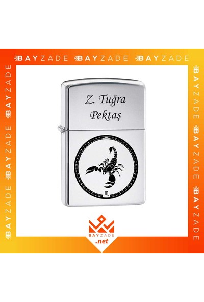 Bayzade Akrep Burcu Zippo Benzinli Çakmak Bayzade Akrep Burcu Zippo Benzinli Çakmak