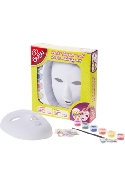Bu-Bu Maske Boyama Seti Bu-Bu Maske Boyama Seti