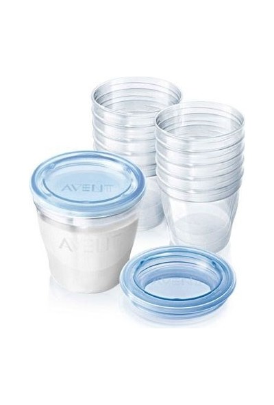 Wee Baby Avent Via 10 Adet 180 ml Anne Sütü Saklama Kaplari Wee Baby Avent Via 10 Adet 180 ml Anne Sütü Saklama Kaplari