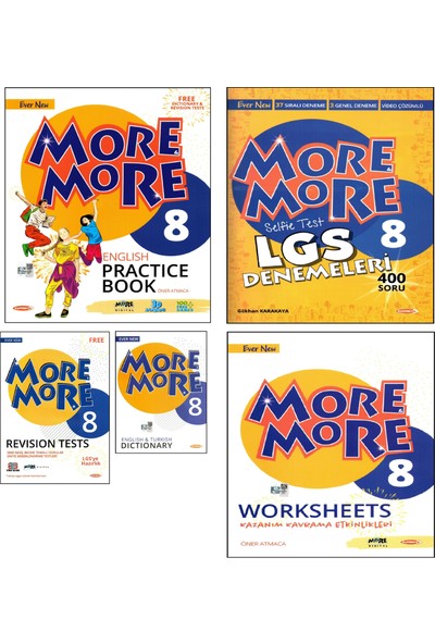 Kurmay Yayınları Kurmay Elt More And More 8. Sınıf Practice Book Seti+Selfie Test Deneme+Worksheets 3 Kitap 2022-2023 Kurmay Yayınları Kurmay Elt More And More 8. Sınıf Practice Book Seti+Selfie Test Deneme+Worksheets 3 Kitap 2022-2023