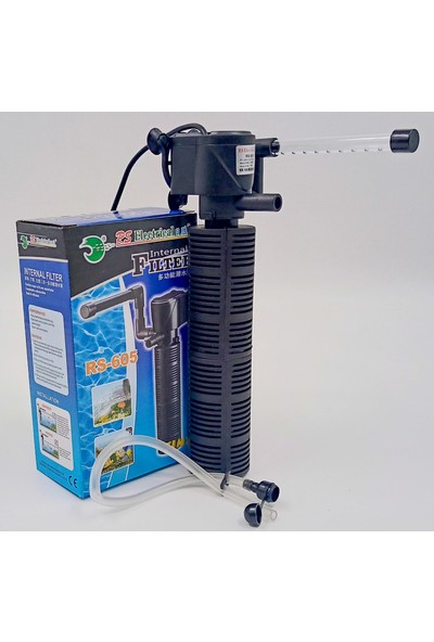 Rs Electrical Akvaryum Iç Filtre Rs 605 6W 450 L/h