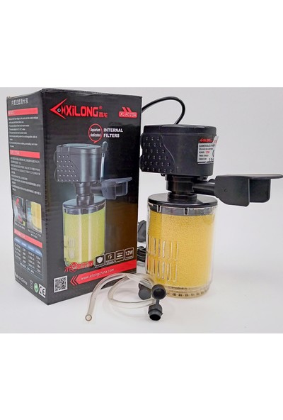 Xilong XL-F070A Akvaryum Sarı Iç Filtre 1000 L/saat 12 W