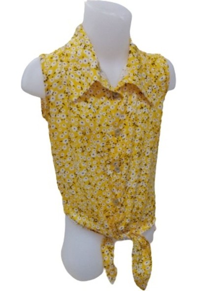 My Kids Kız Çocuk Çiçek Desenli Önden Bağlamalı Modelli Gömlek My Kids Kız Çocuk Çiçek Desenli Önden Bağlamalı Modelli Gömlek