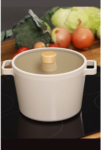 Neoflam Fika 22 cm Cam Kapaklı Döküm Derin Tencere Neoflam Fika 22 cm Cam Kapaklı Döküm Derin Tencere