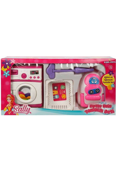 Engin Oyuncak Sally Mutlu Evim Temizlik Seti - Pembe Elektrikli Süpürge Engin Oyuncak Sally Mutlu Evim Temizlik Seti - Pembe Elektrikli Süpürge