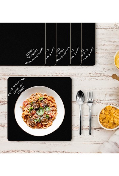 BK Kişiye Özel Mesajlı 6’lı Kare Ahşap Supla Takımı-1 BK Kişiye Özel Mesajlı 6’lı Kare Ahşap Supla Takımı-1