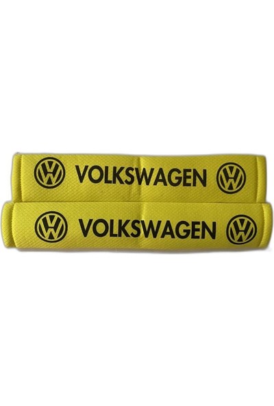 Hld 2'Li Oto Emniyet Kemeri Kılıf Takımı Volkswagen Sarı