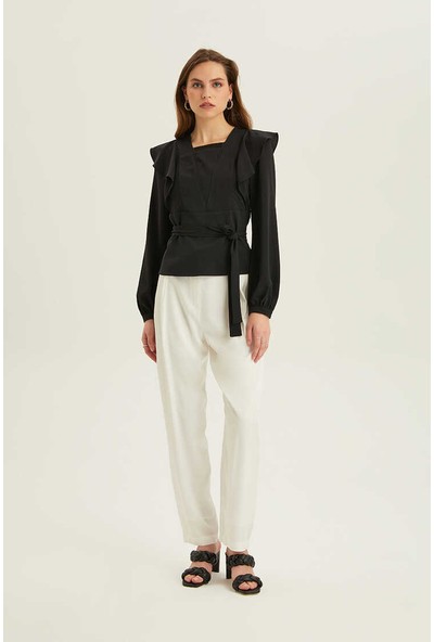 Hukka Siyah Bluz