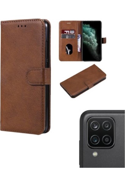 Bg Aksesuar Samsung Galaxy A12 - M12 Cüzdanlı ve Kapaklı Kılıf