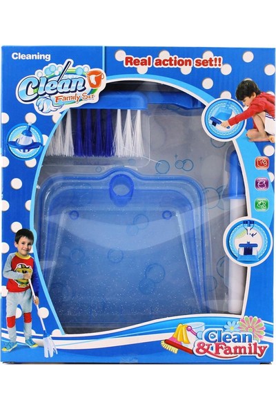 Oyuncakmatik Temizlik Oyun Seti - Mavi