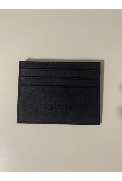 Hakiki Deri Siyah Erkek Kartlık